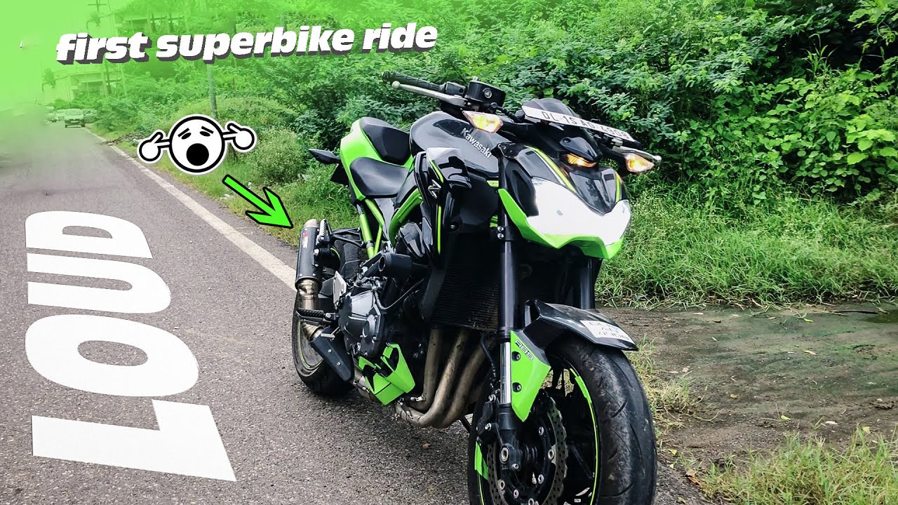 My First Superbike Ride - Kawasaki Z900 - YouTube
