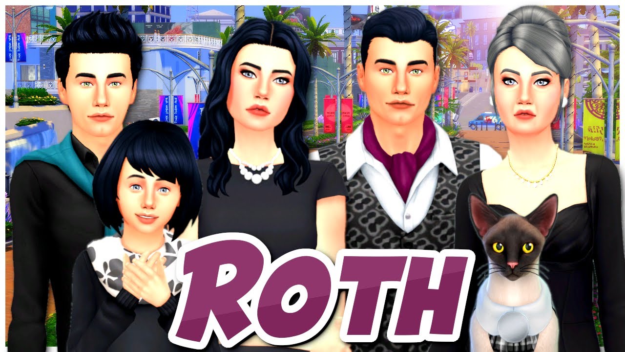 ROTH FAMILY || Rebuild Oasis Springs || The Sims 4: Create-a-Sim (No CC ...