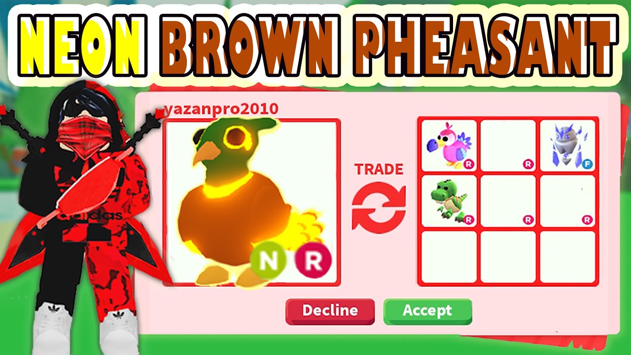 BIG WINS 😎😍 TRADING NEON BROWN CHESTED PHEASANT (MAKING & WHAT PEOPLE ...