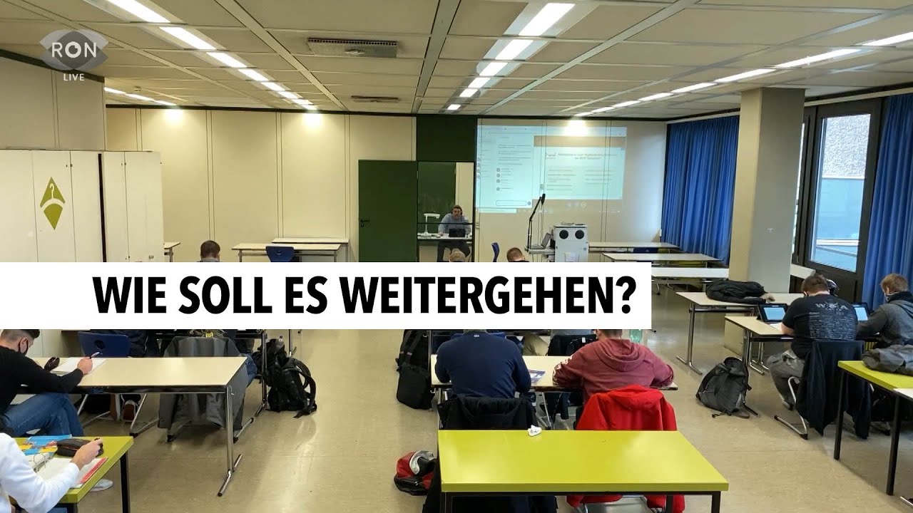 Corona-Lösung: Lehrer hinter Plexiglas | RON TV - YouTube