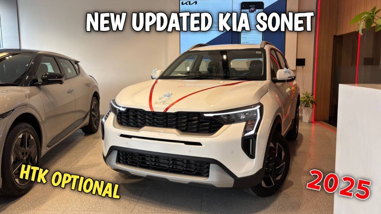 Updated Kia Sonet HTK Optional 2025 Model - YouTube