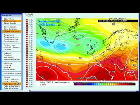 Point météo du 30 juillet 2021 : Un retour de l'été et des fortes chaleurs à partir du 9 août !?