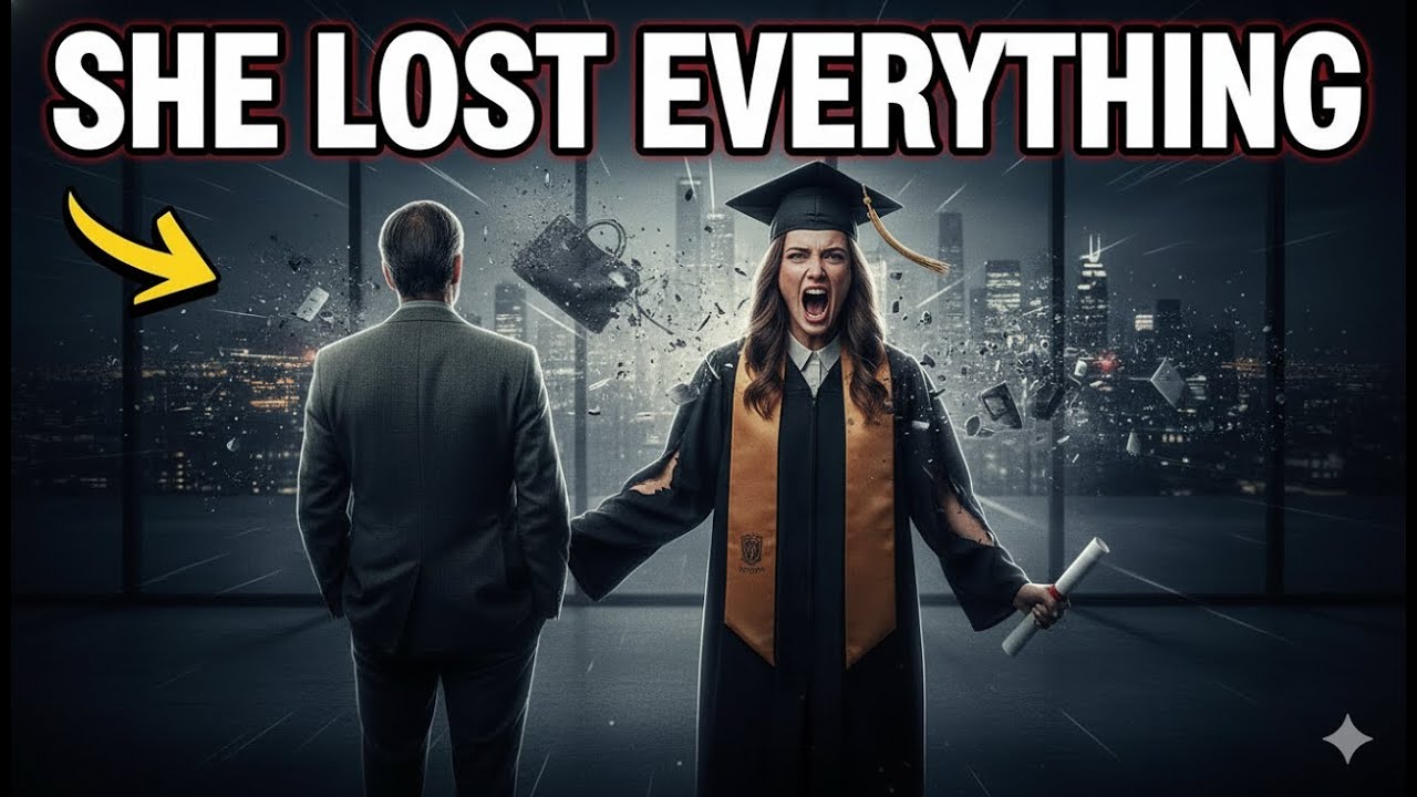 😱 She Humiliated Her Father at Graduation… Then He Destroyed Her Entire ...