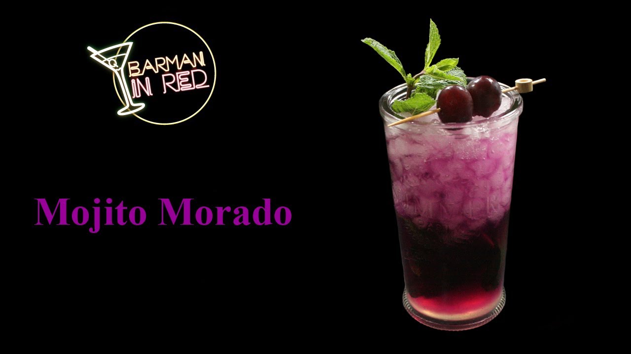COMO HACER EL MOJITO MORADO 💜 - YouTube