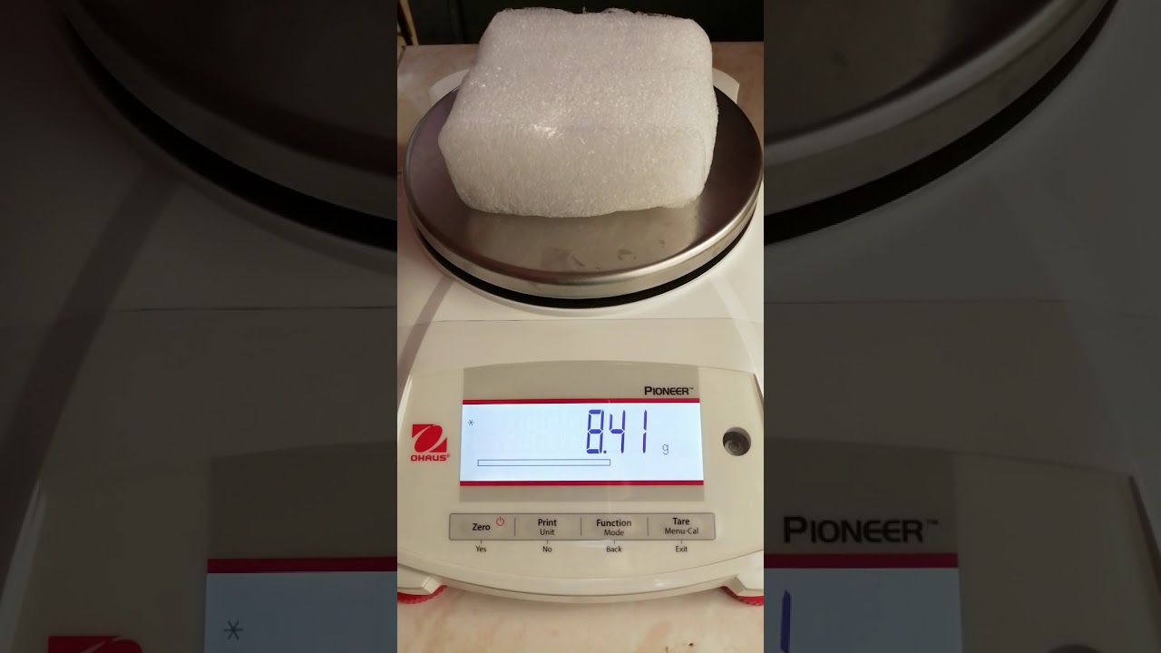 Balanza de precisión a 4.200 g Ohaus Pioneer Plus PX4202 - YouTube