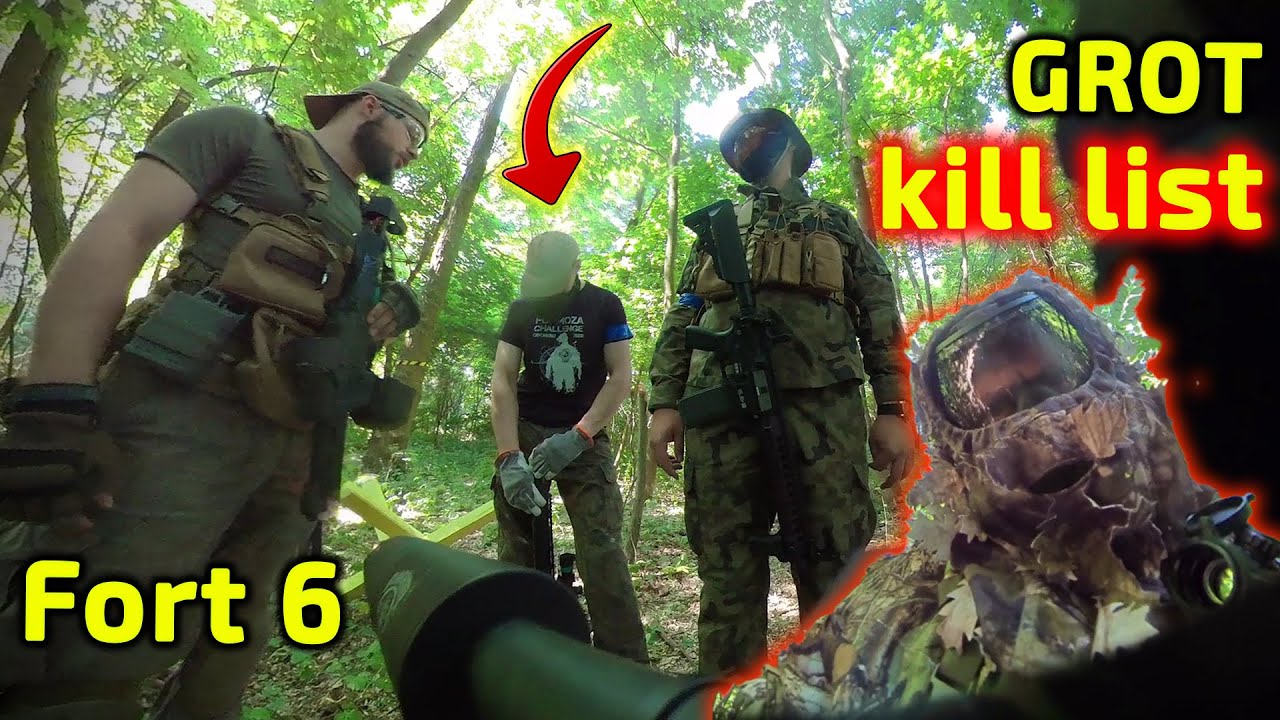 Fort 6 👉 GROT kill list 👉 Strzelanka ASG Poznań Airsoft by Hydra - YouTube