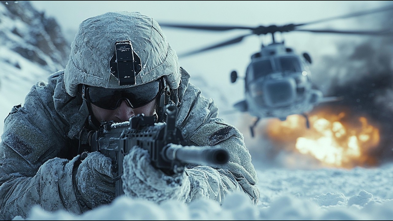 2025 Action Movie!Silent and Still on Ice,Elite Sniper Fools Enemies ...