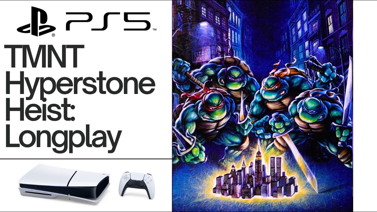 [TMNT Hyperstone Heist] Playstation 5 - Longplay - on3mangames - YouTube