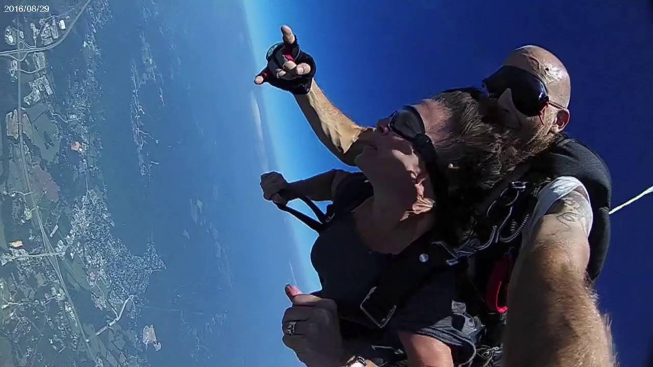 Tandem Skydive | Susan Garber - YouTube