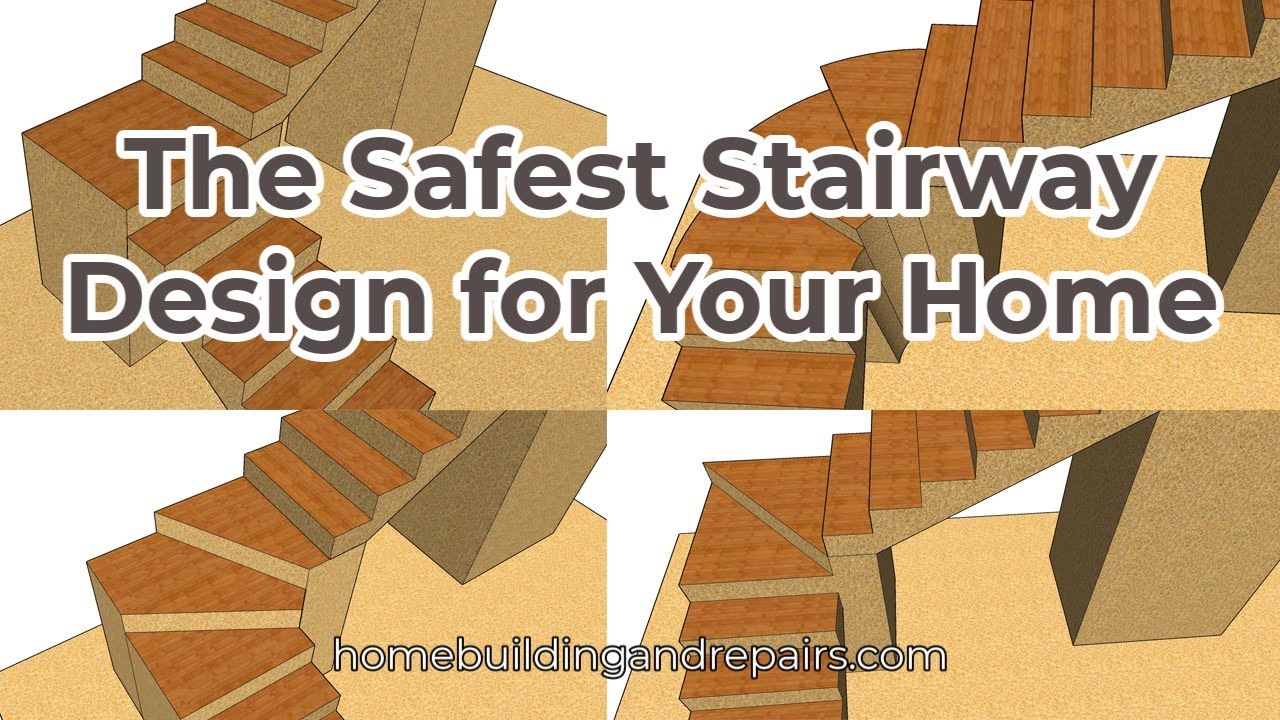 Stairway Design Tips - Landings vs. Winders vs. Curved Section for a 90 ...