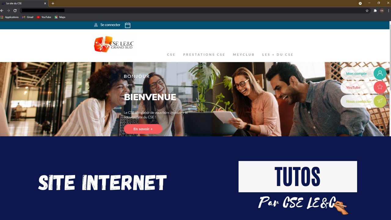 TUTO : Nouveau Site CSE - YouTube