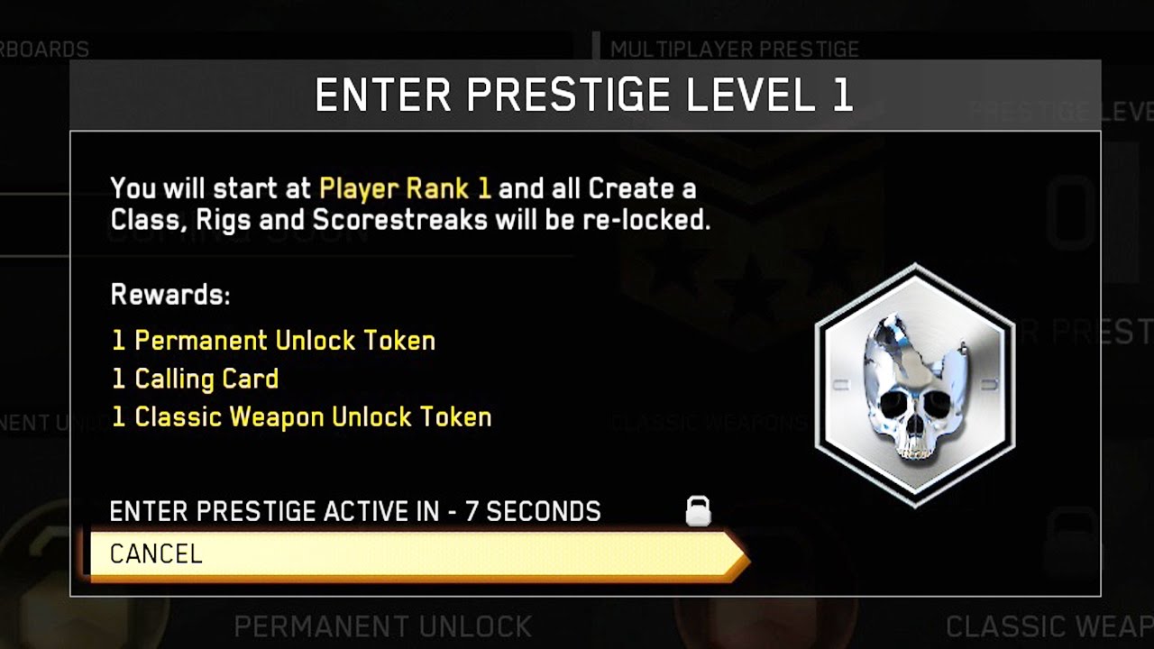Infinite Warfare: 1st Prestige (WHAT HAPPENS?) - YouTube