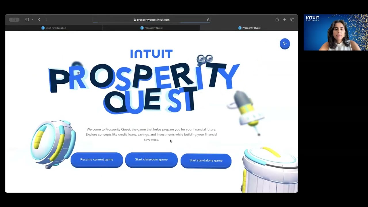 Using Intuit Prosperity Quest in the Classroom - YouTube