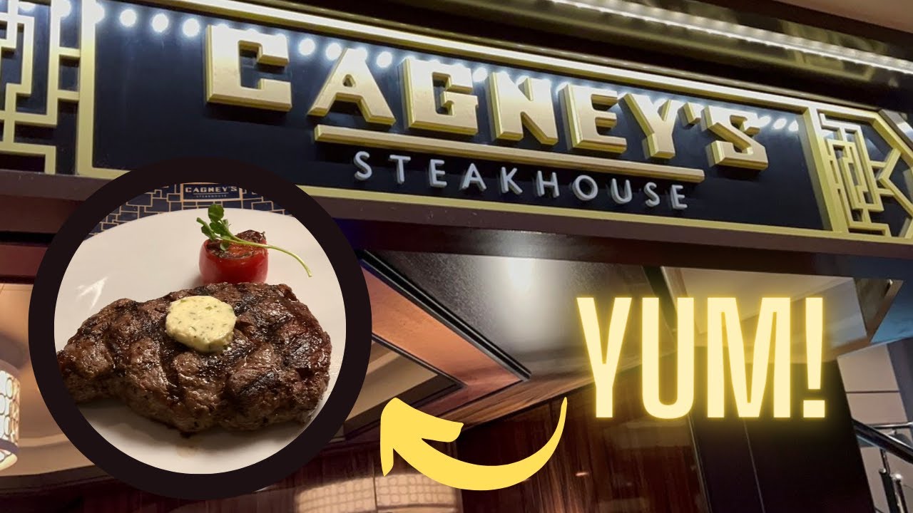 CAGNEY'S STEAKHOUSE ON NCL: FAVS & FLOPS!! - YouTube