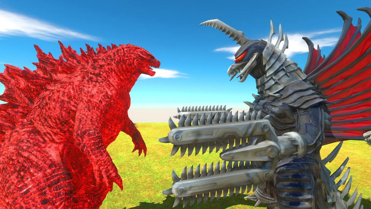 GIGAN FINAL WAR VS GODZILLA RED. Which Kaiju wins ? - Animal Revolt ...