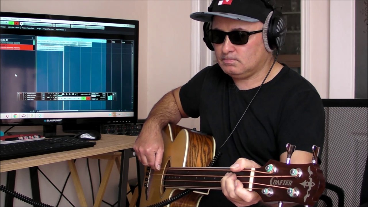 Way Down Elvis Jerry Scheff bass line on crafter BA400FL - YouTube