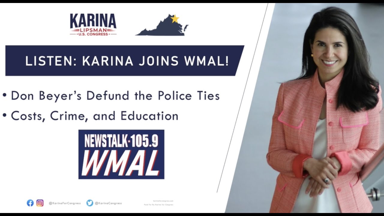 Karina joins WMAL to talk Crime in VA-08 - YouTube