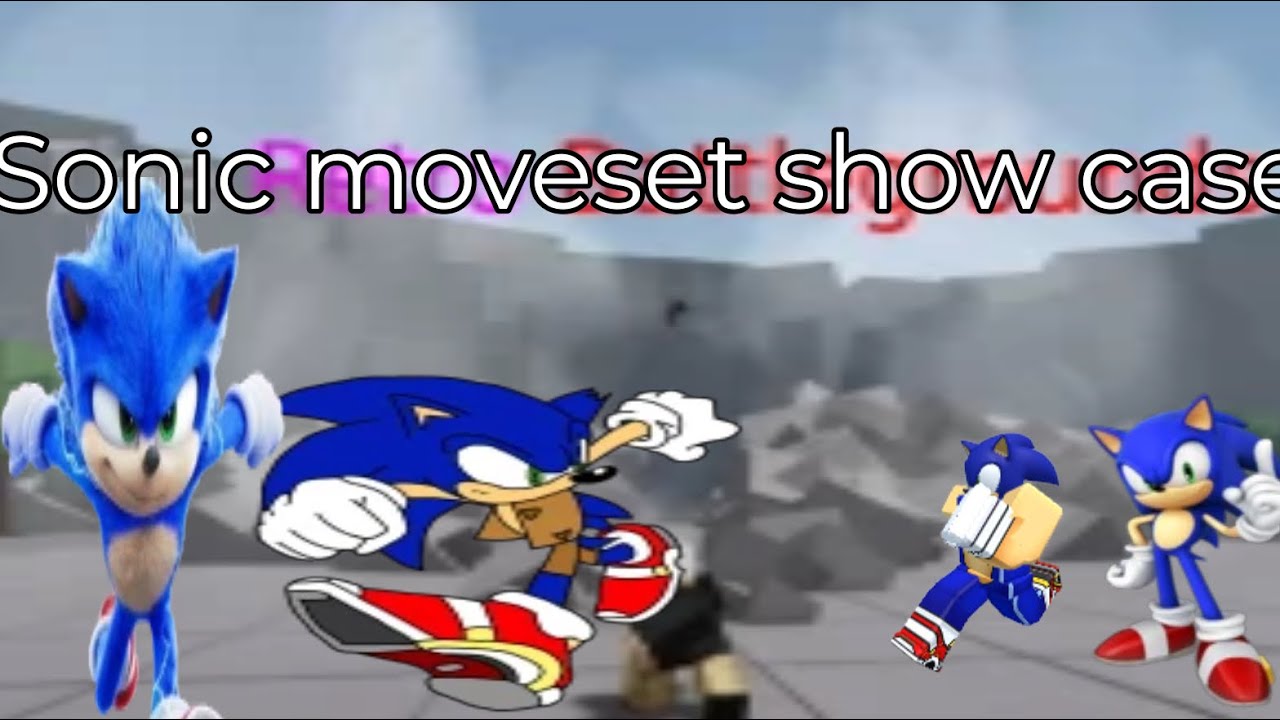 Sonic moveset showcase in tsb - YouTube