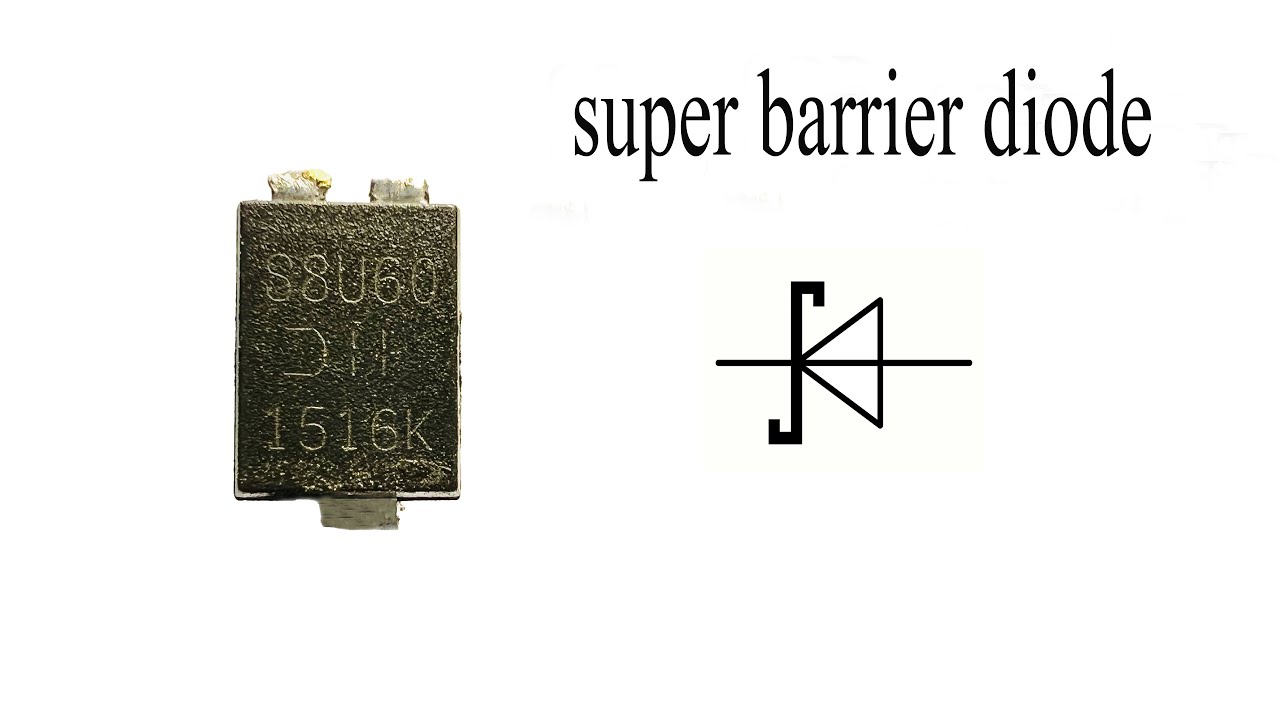 Schottky diode with super barrier. How is it better than ordinary ...