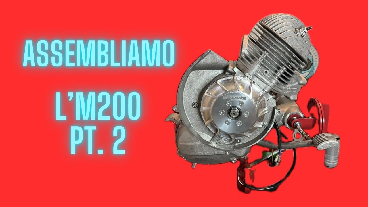 Di nuovo M200 QUATTRINI Vespa smallframe Pt. 2 ASSEMBLAGGIO MOTORE ...
