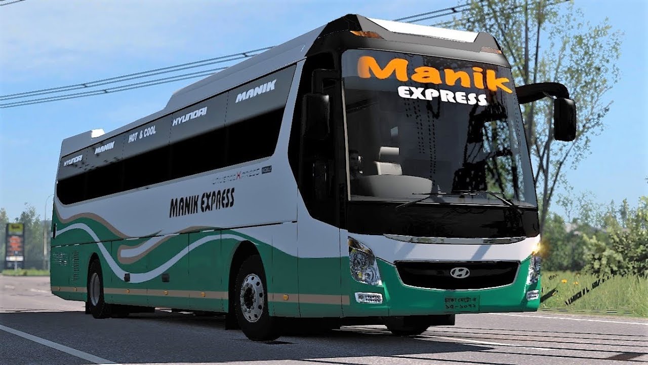 ETS2: Manik Express Hyundai New Paint (Dhaka to Bogra) - YouTube