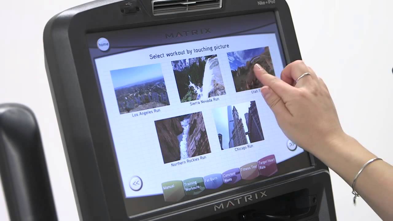 Эллиптический эргометр Matrix A7xe - YouTube
