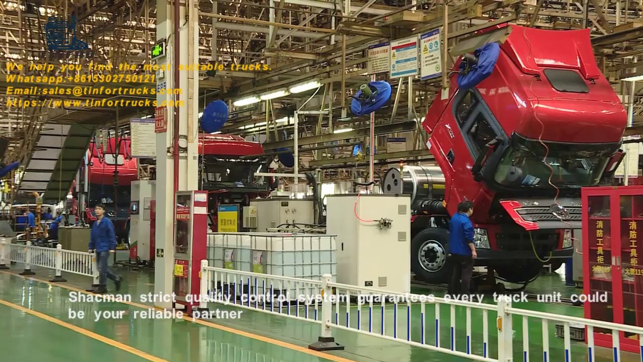 Largest China Heavy Duty Truck Production Factory Plant - Shacman - YouTube