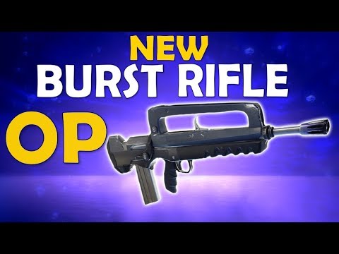NEW BURST RIFLE IS OP |  SLAYING WITH THE RIFLE | FUNNY HIGH KILL GAME - (Fortnite Battle Royale)