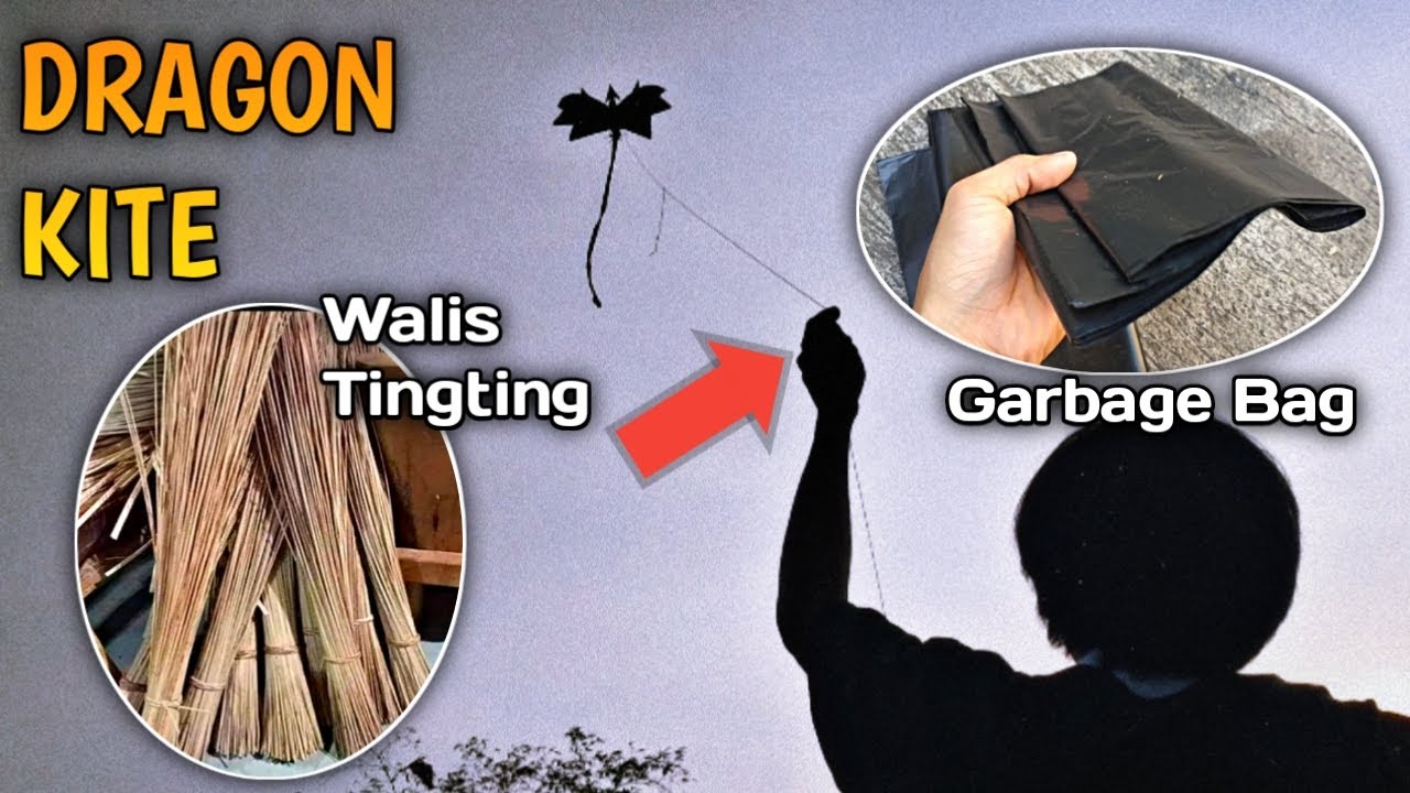 PAANO GUMAWA NG DRAGON KITE DESIGN (HOW TO MAKE A DRAGON KITE) Gamit ...