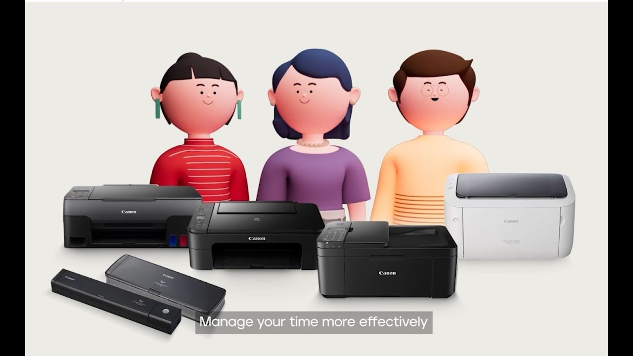 Let Canon printers manage your time effectively. - YouTube