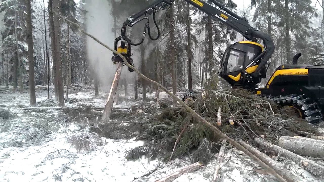 Ponsse Scorpion King Sweden - YouTube