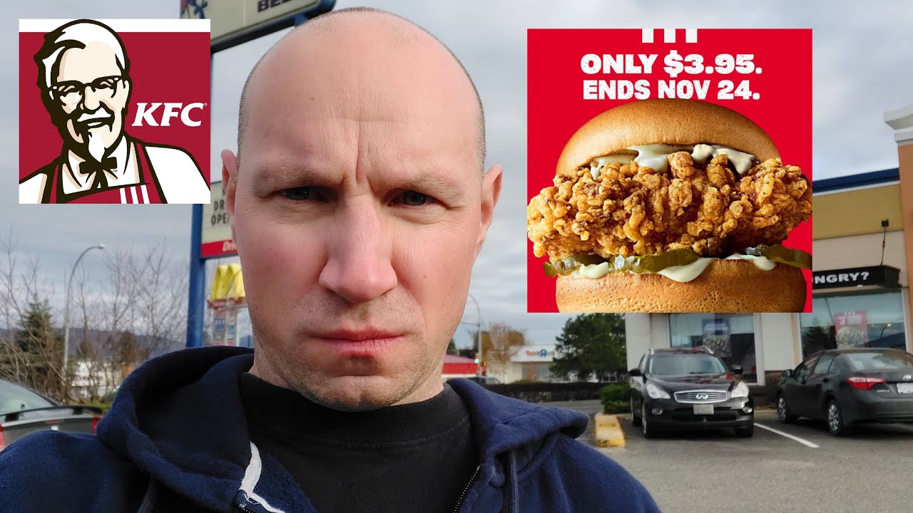 KFC's Spicy Famous Chicken Chicken Sandwich! - YouTube