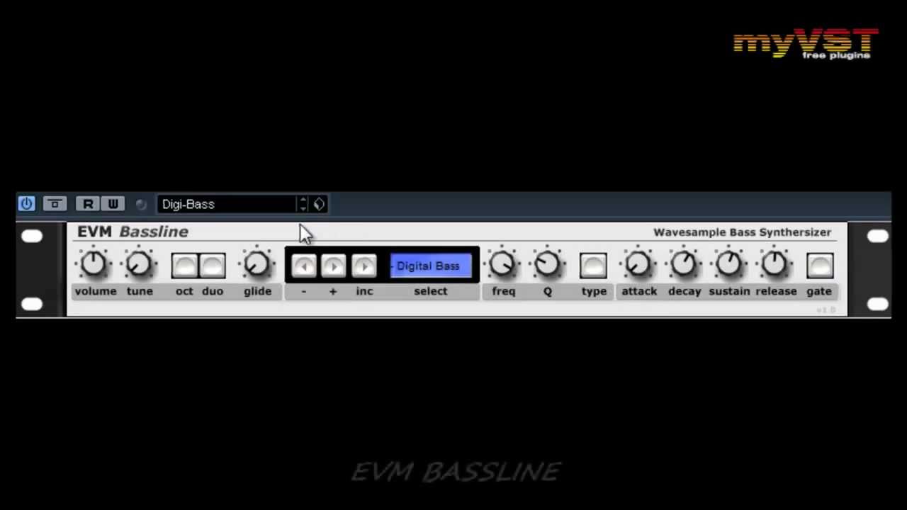 EVM Bassline - Free VST - myVST Demo - YouTube