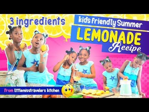 HOW TO MAKE SIMPLE HOMEMADE LEMONADE 😋 | Kids Friendly Summer Lemonade ...