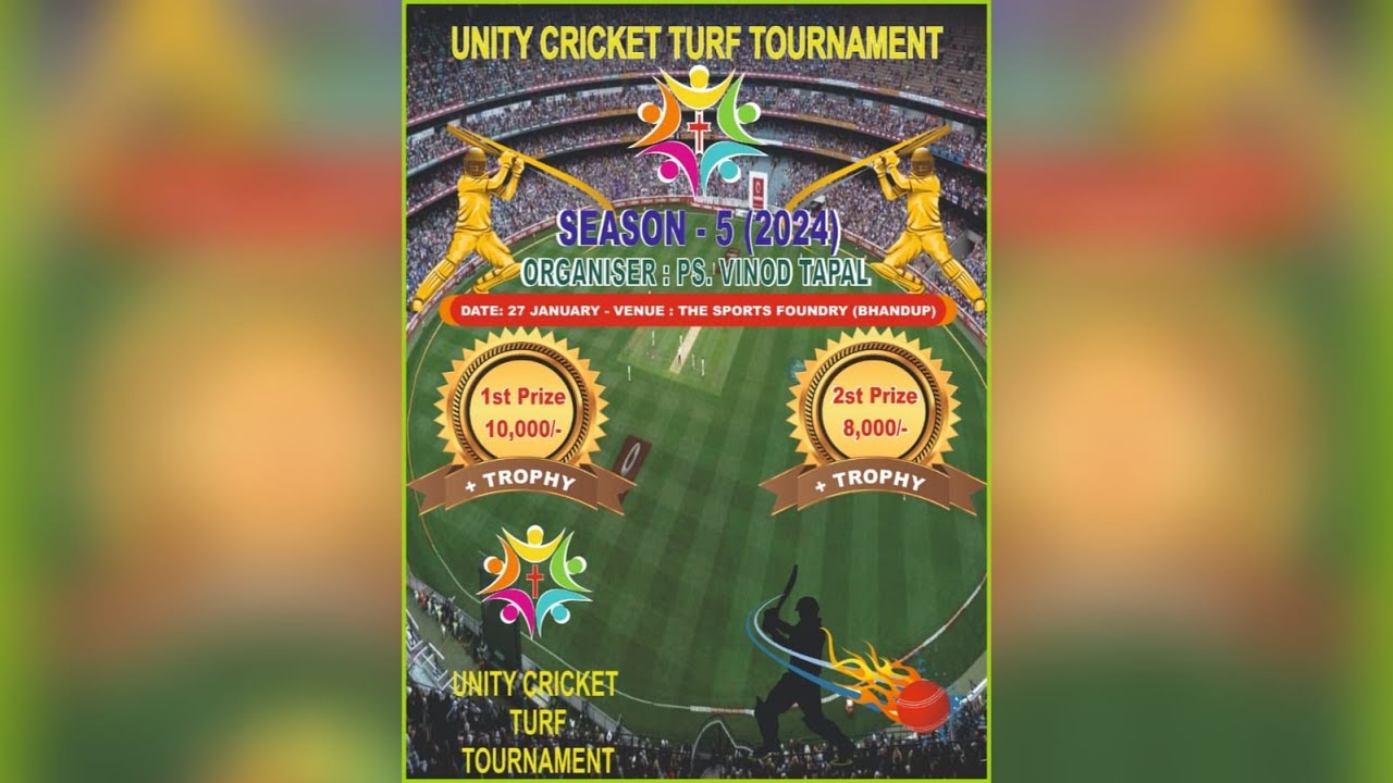 UNITY CRICKET TURF TOURNAMENT 2024 // SEASON 5 - YouTube