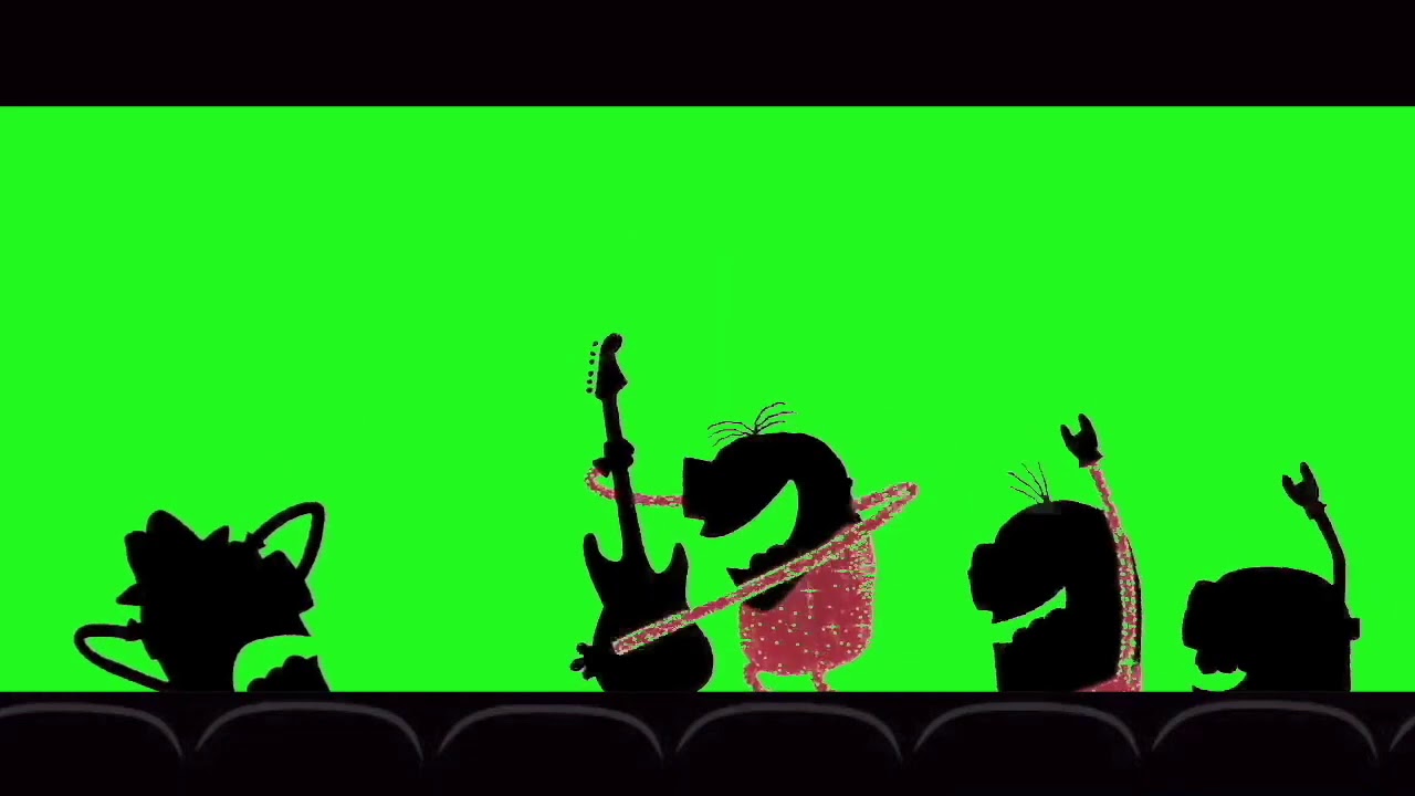 Minion Theater Cinema 3 Anamorphic Green Screen - YouTube