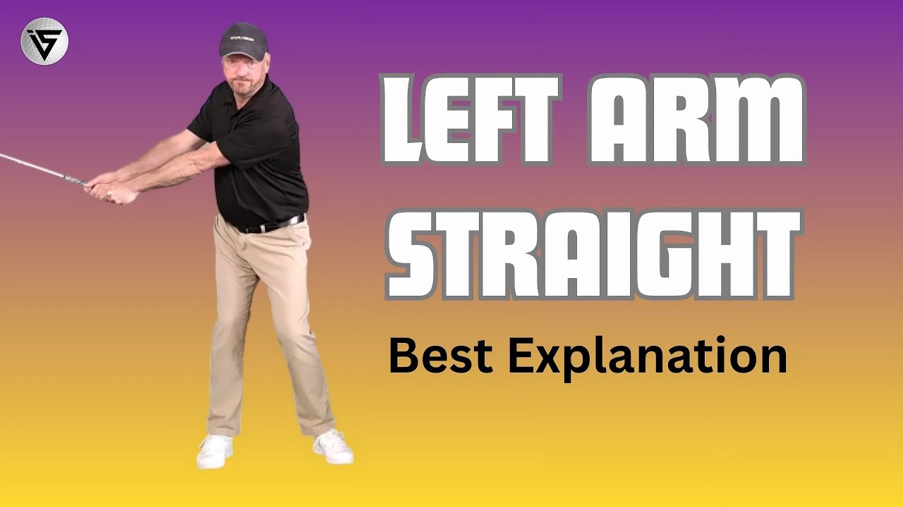 Golf Swing Tips! How To Keep Your Lead Arm Straight In Your Backswing ...