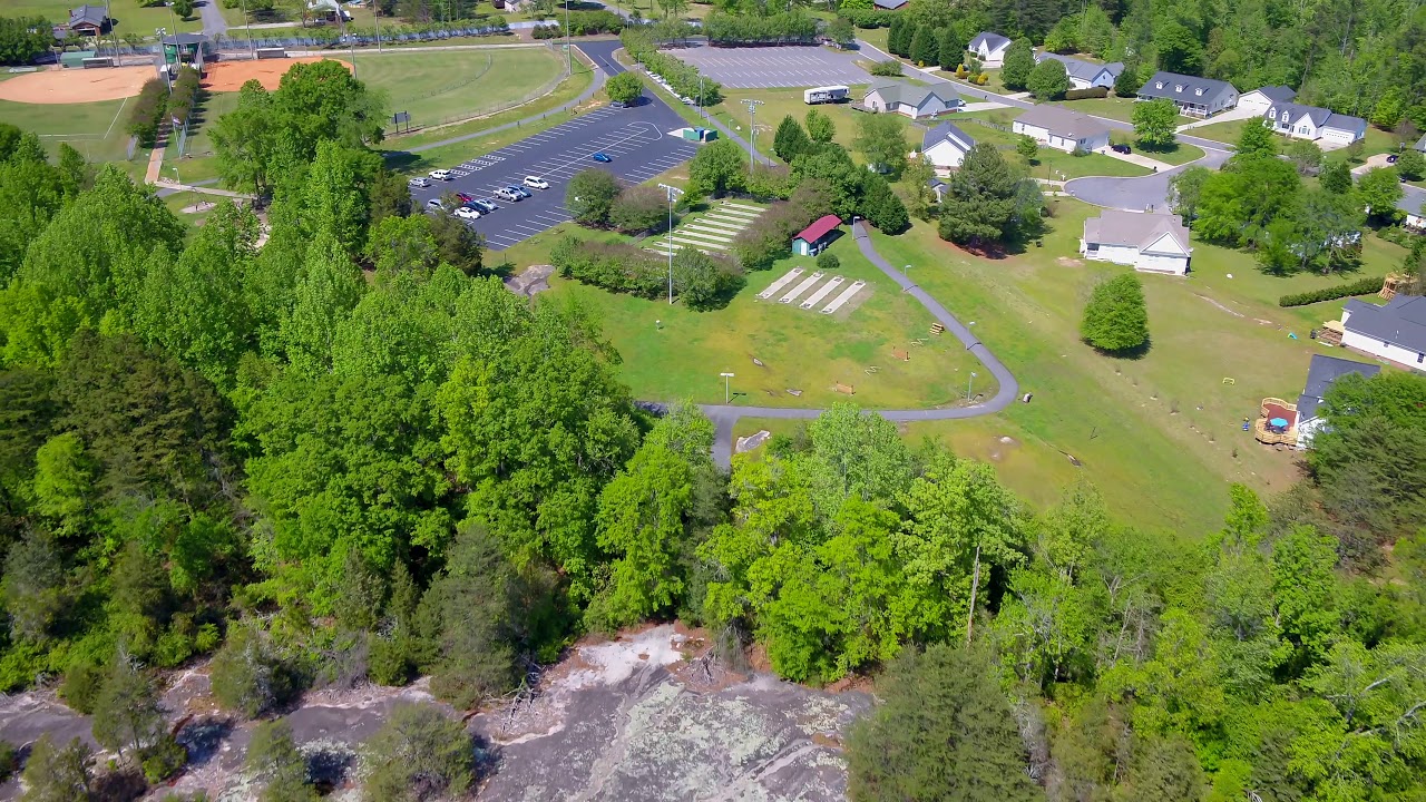 Community Park Rock Formation - Clover SC - YouTube
