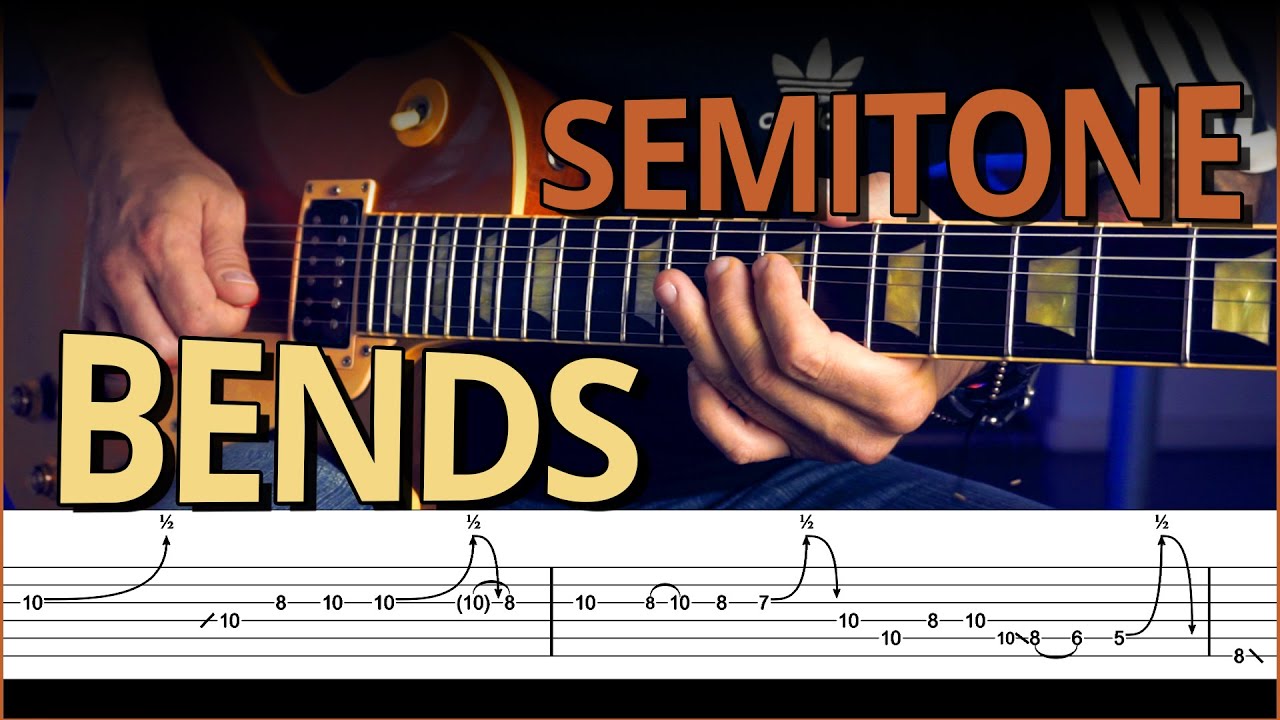 Enhance your BLUES PLAYING with SEMITONE BENDS! Chords - Chordify