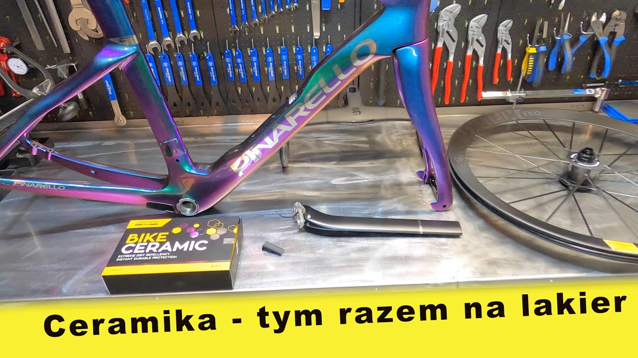 GTechinq Bike Ceramic jak położyć powłokę co jest w zestawie jak wygląda na rowerze czy działa ...