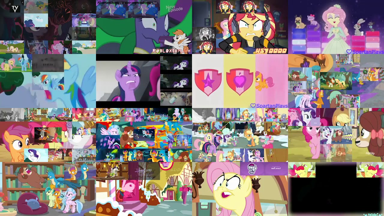 My Little Pony Sparta Remix Superparison 16 - YouTube