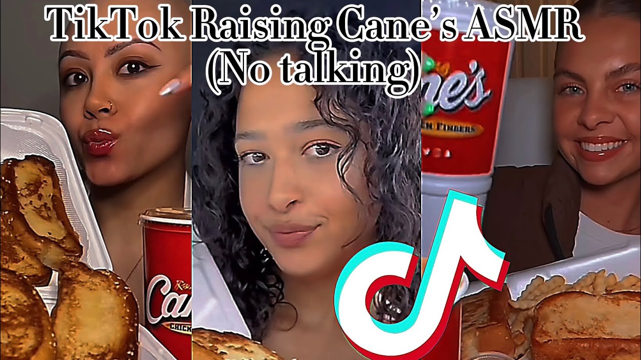 Raising Cane’s || Mukbang ASMR || TikTok Compilation || MoonPie ASMR ...