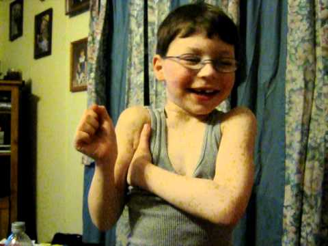 Little kid arm farts