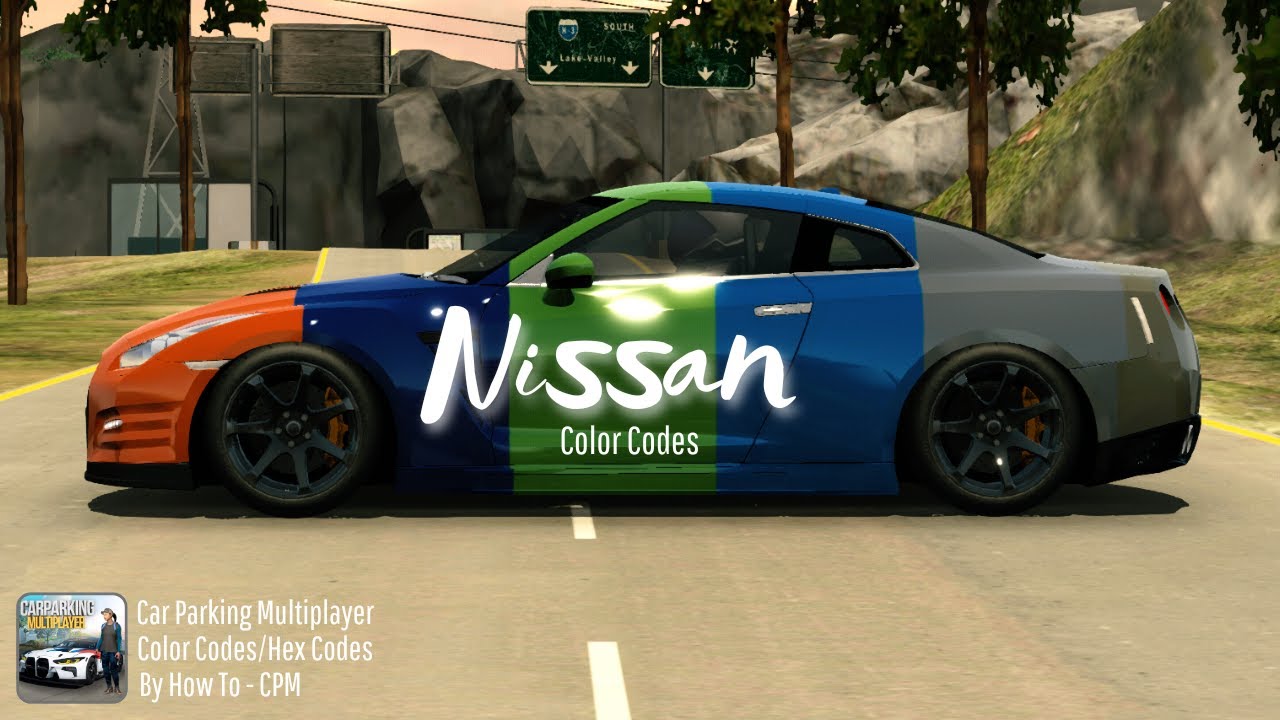Best Nissan OEM/RealLife Color Codes In Car Parking Multiplayer | How ...