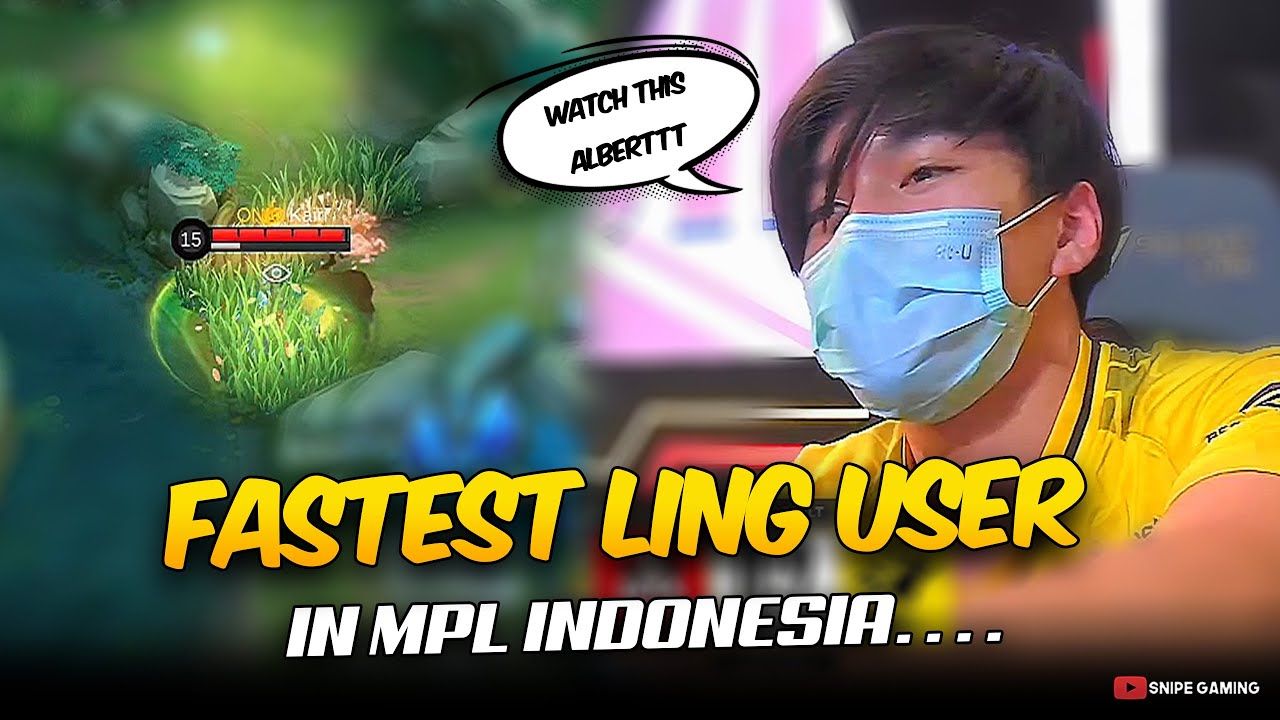 IS HE THE FASTEST LING USER IN MPL INDONESIA??. . . 😲 - YouTube