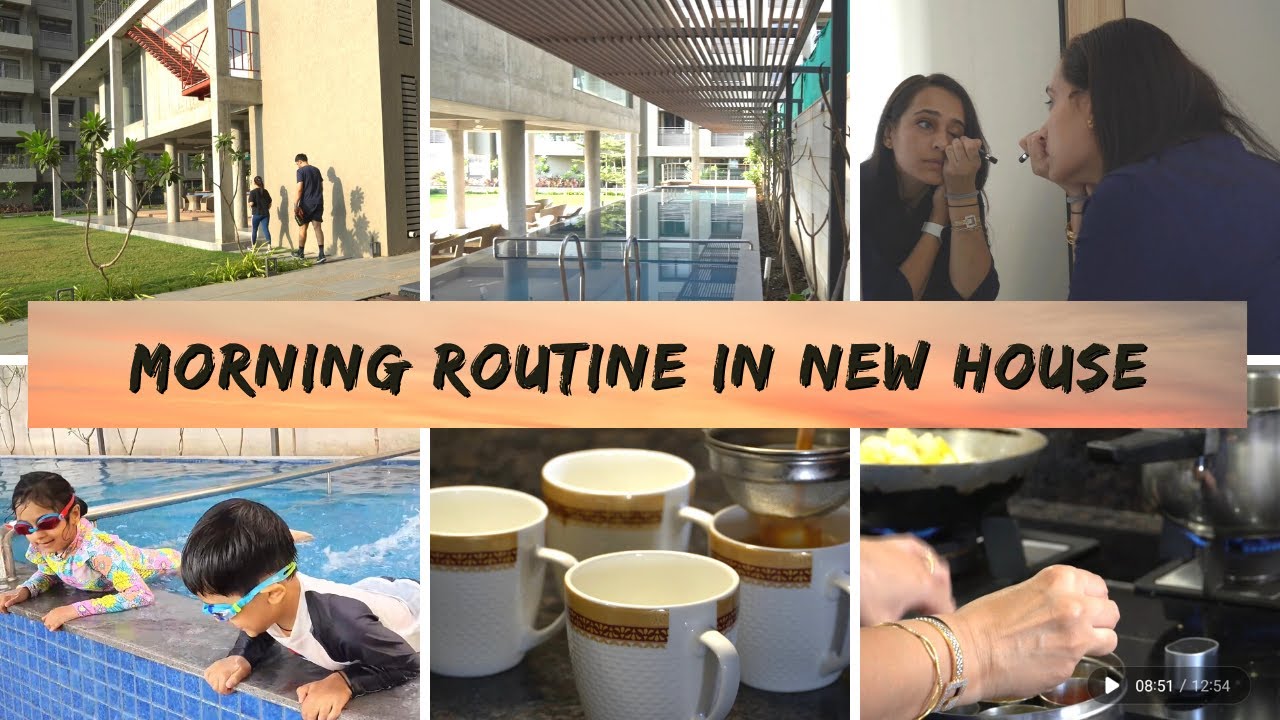 My Busy and Productive Morning Routine in NEW HOUSE | Mom of Two! - YouTube