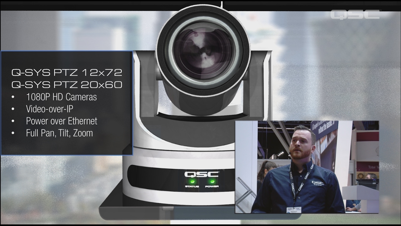QSC: Q-SYS AV-to-USB Bridging Solution (at ISE 2017) - YouTube