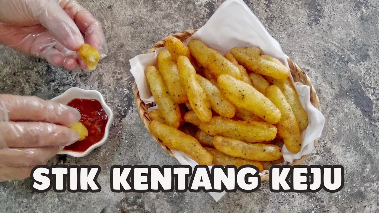 STIK KENTANG KEJU CRISPY. Baru tahu resepnya sesimple ini, anak SD aja ...