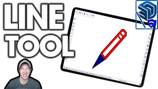 How to Use the LINE TOOL in SketchUp for Ipad! | Doovi