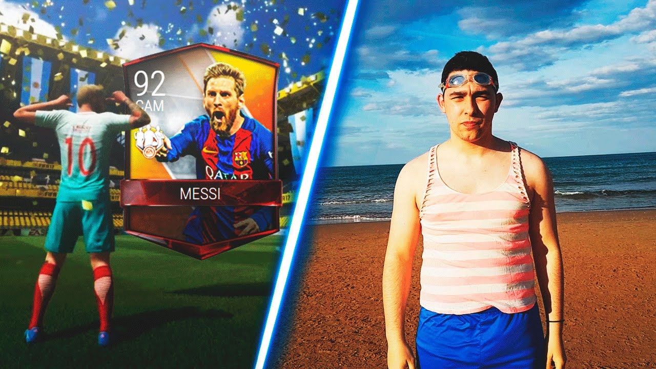 ME TOCA MESSI O ME TIRO AL AGUA!!! FIFA 17 MOBILE - YouTube